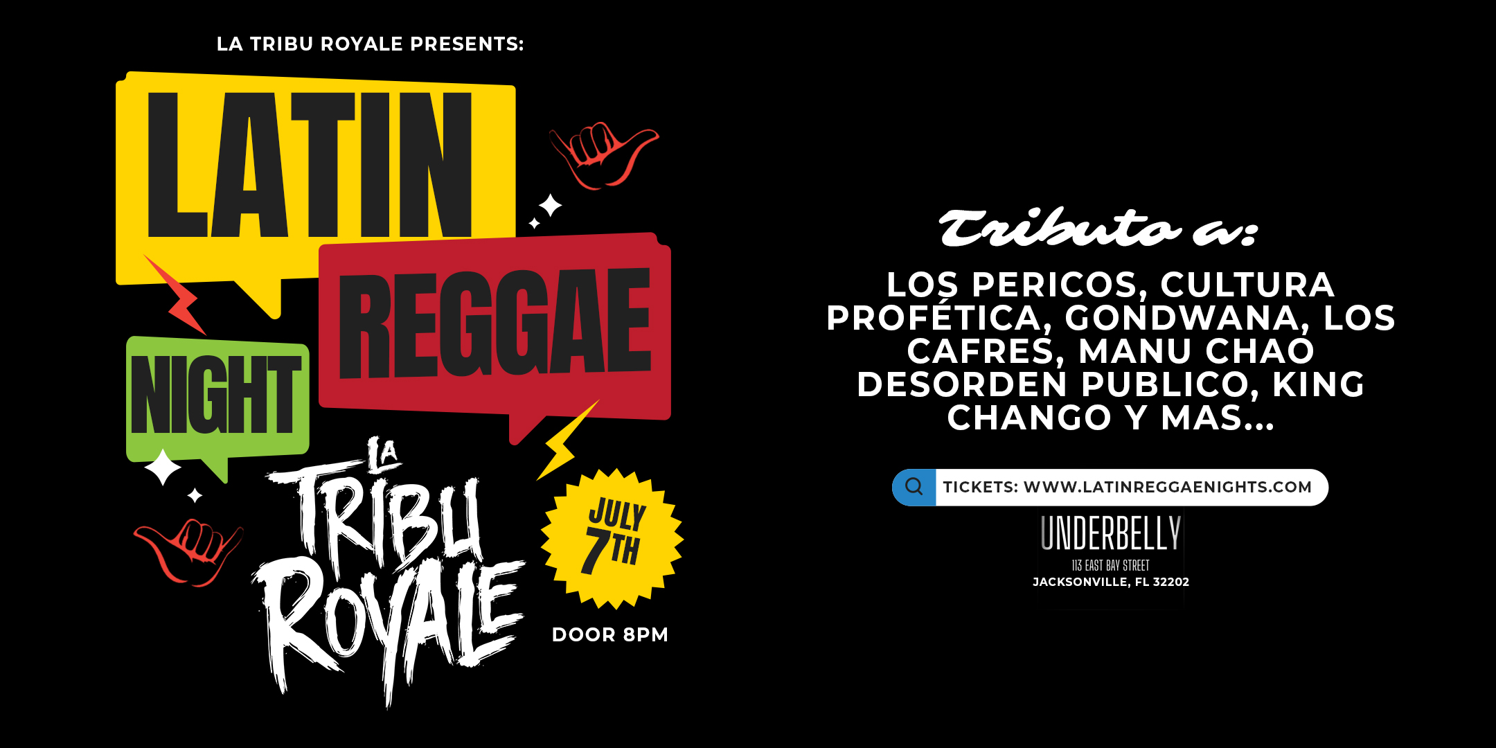 Latin Reggae Night by La Tribu Royale - Downtown Jacksonville