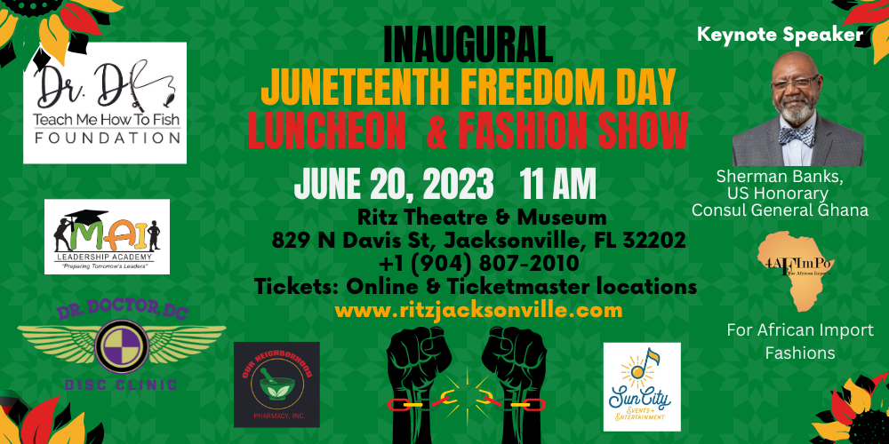 Dr. Doctor Teach Me to Fish Inaugural Juneteenth Freedom Day Luncheon ...