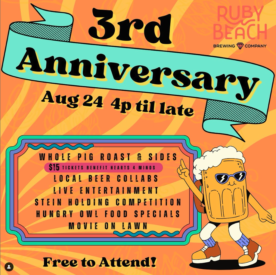 Ruby Beach Brewing's 3rd Anniversary Party - Downtown Jacksonville