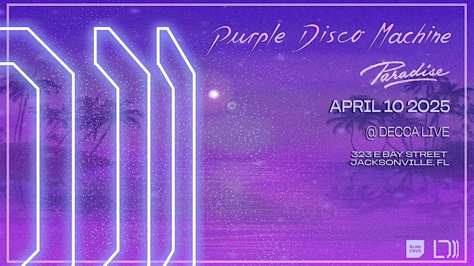 Purple Disco Machine at Decca Live - Downtown Jacksonville