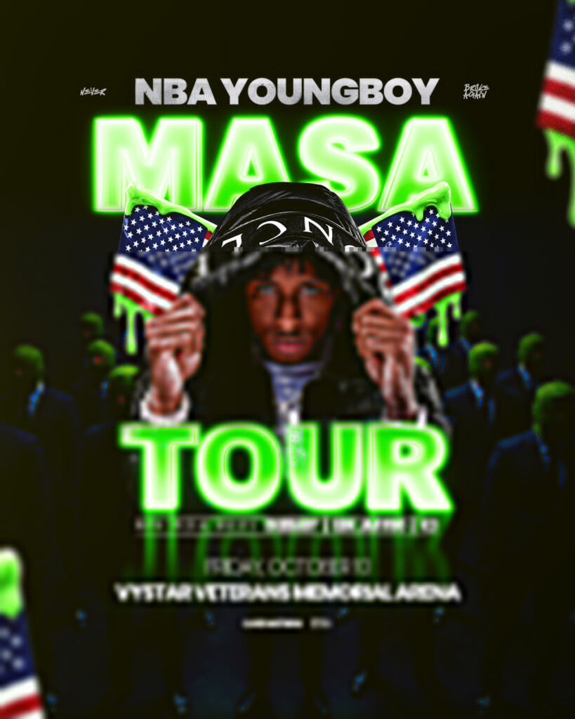 NBA YoungBoy MASA Tour at the VyStar Veterans Memorial Arena - Downtown ...
